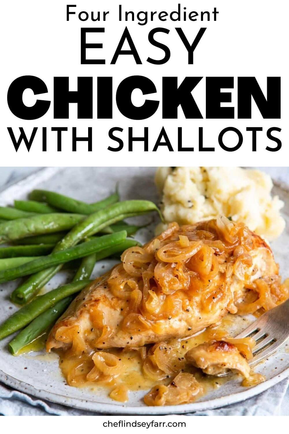 Chicken with Shallots - Chef Lindsey Farr