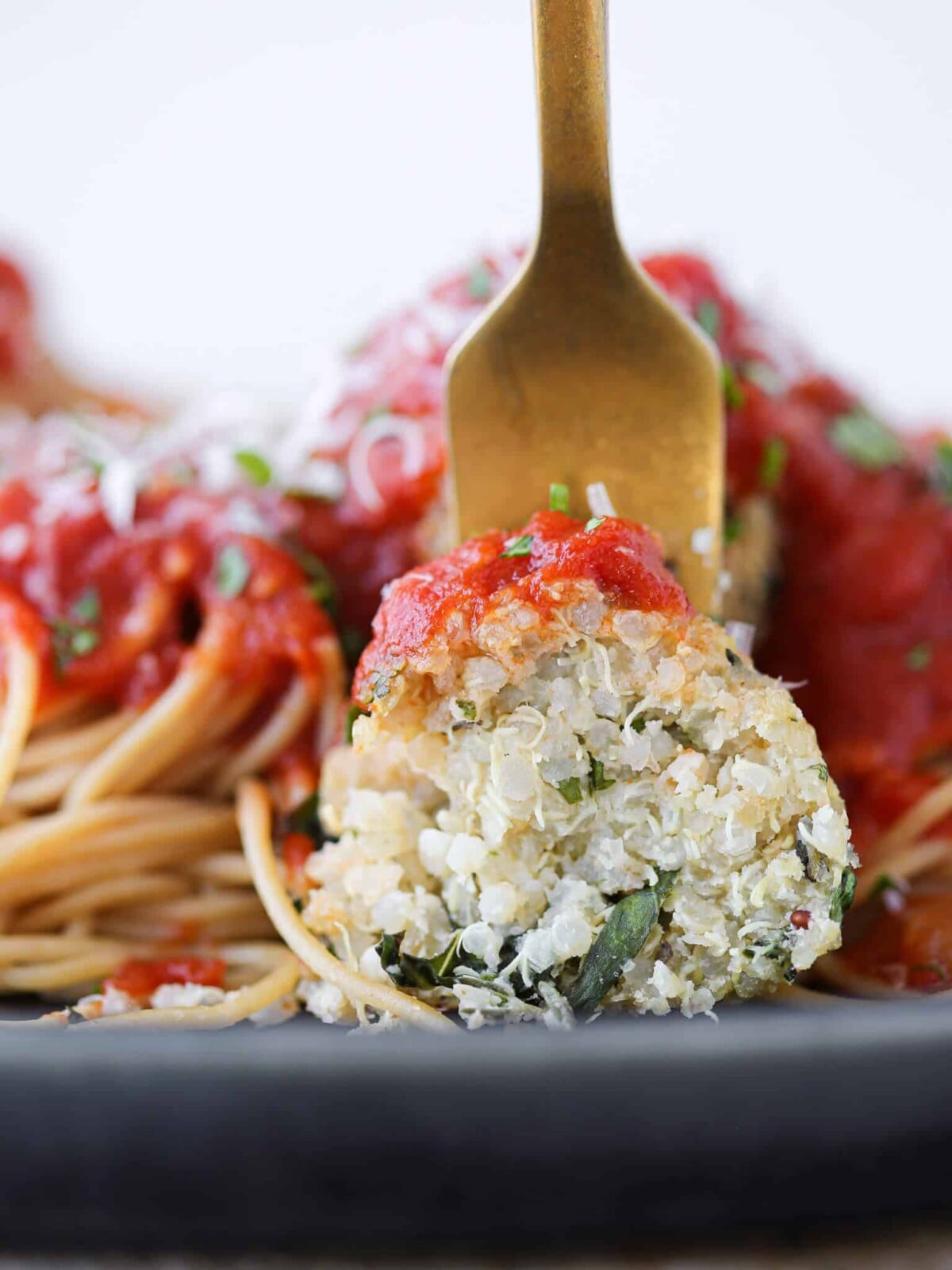 Quinoa Vegetarian Meatballs (Gluten-Free Option) - Chef Lindsey Farr