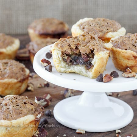 Chocolate Pecan Tassies - Chef Lindsey Farr