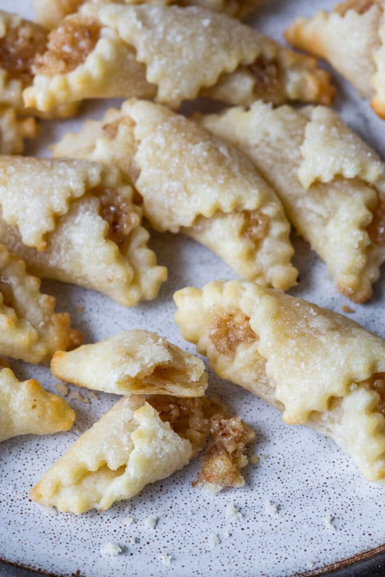 Hungarian Nut Roll Cookies (Walnut Filling) - Chef Lindsey Farr