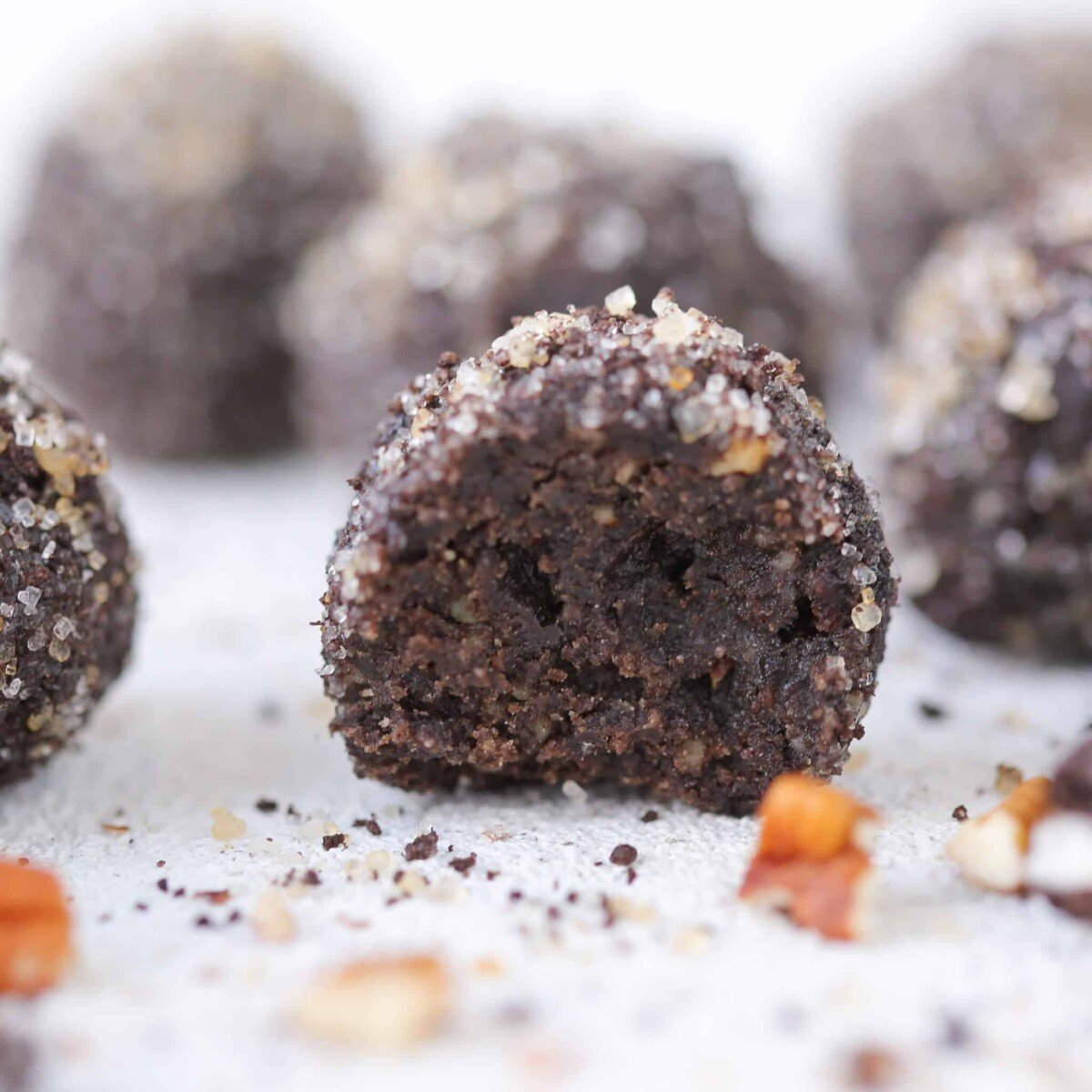 No Bake Chocolate Cherry Brandy Balls - Chef Lindsey Farr