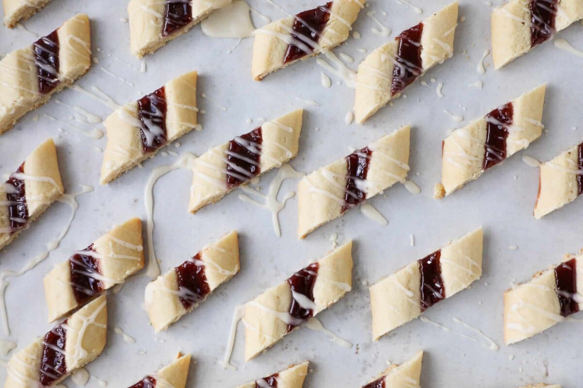 Raspberry Ribbon Cookies - Chef Lindsey Farr