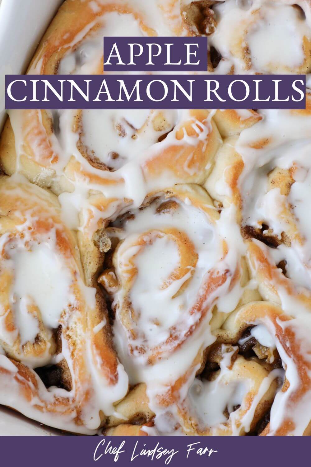 Apple Cinnamon Rolls - Chef Lindsey Farr