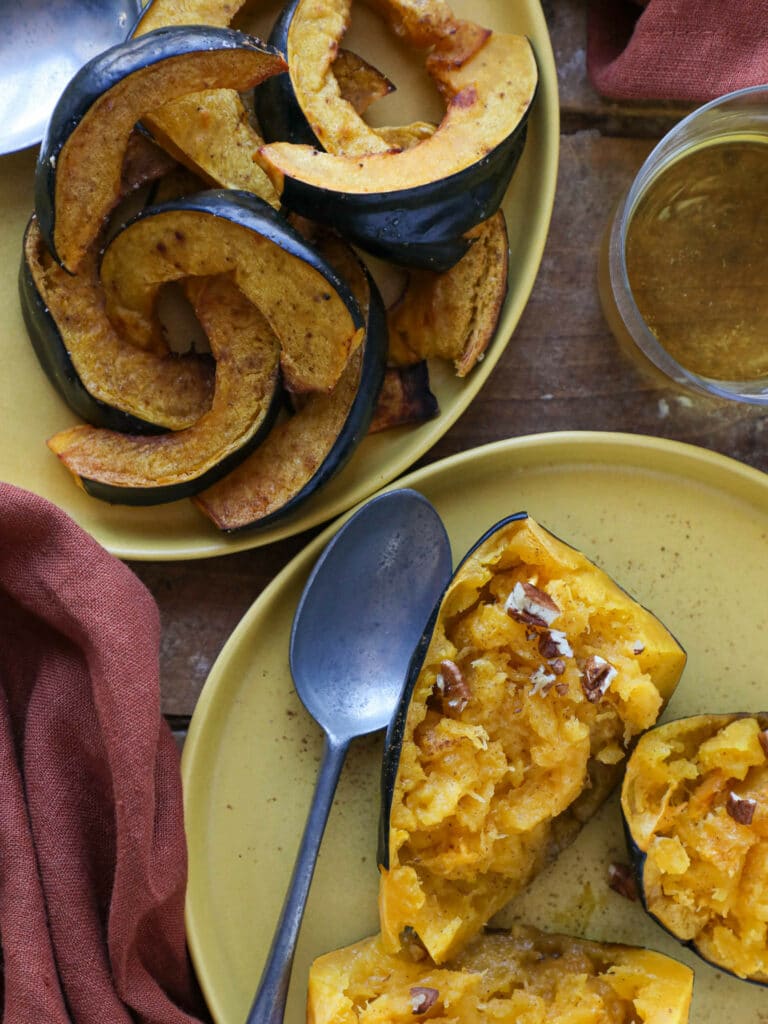 Roasted Acorn Squash Slices - Chef Lindsey Farr