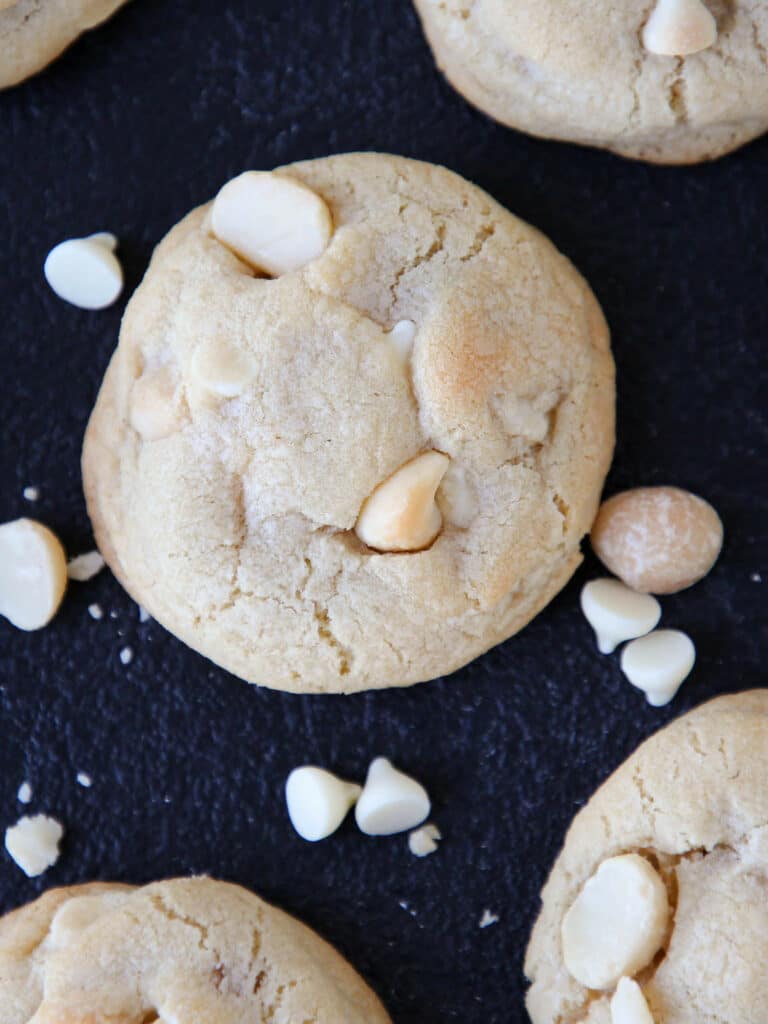 Perfect Chewy White Chocolate Macadamia Nut Cookies - Chef Lindsey Farr