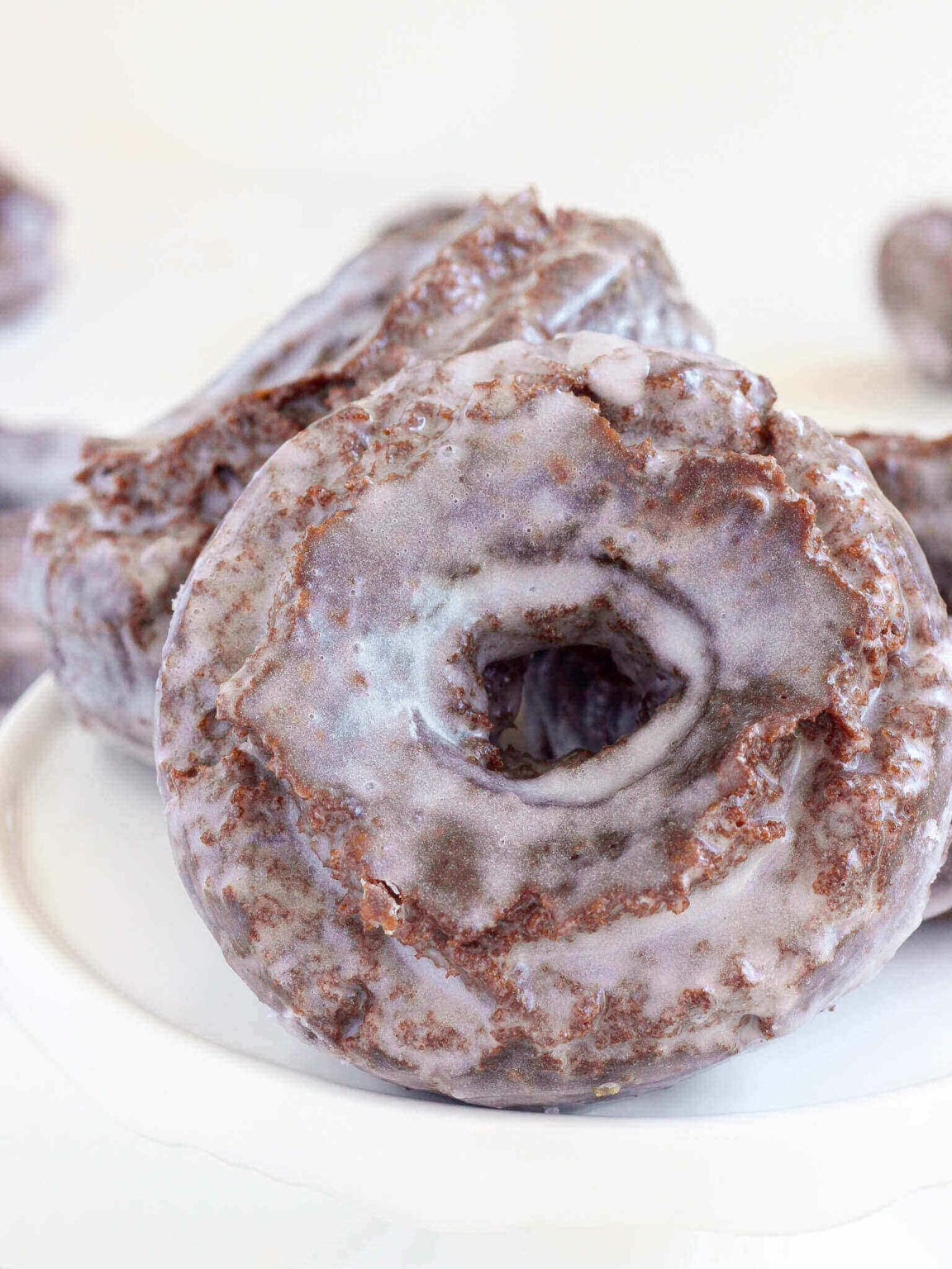 Glazed Chocolate Donuts - Chef Lindsey Farr