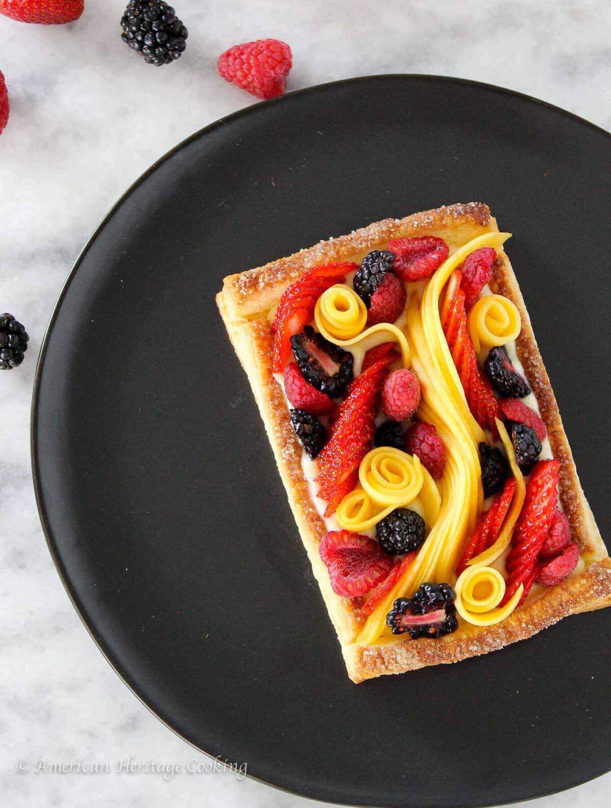 Puff Pastry Fruit Tart - Chef Lindsey Farr