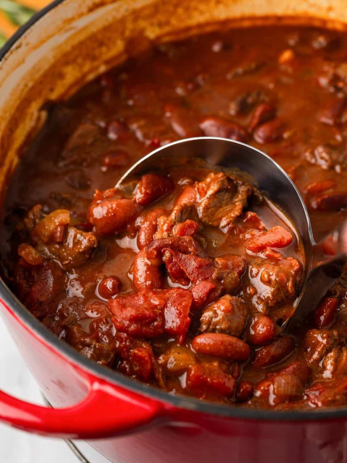 Steak Chili Recipe - Chef Lindsey Farr