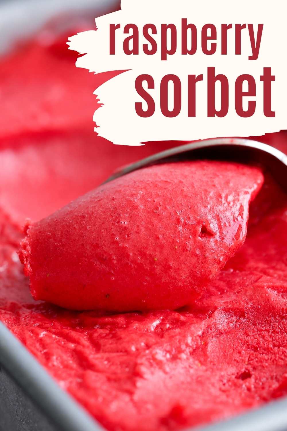 Raspberry Sorbet - Chef Lindsey Farr