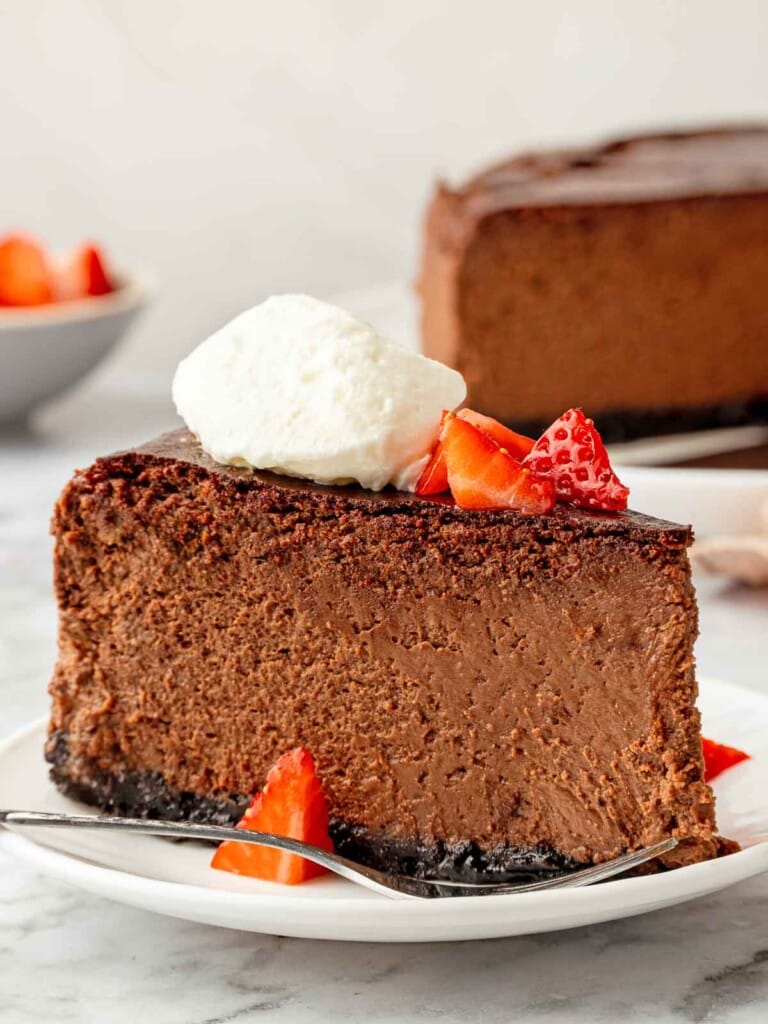 Chocolate Cheesecake Recipe - Chef Lindsey Farr