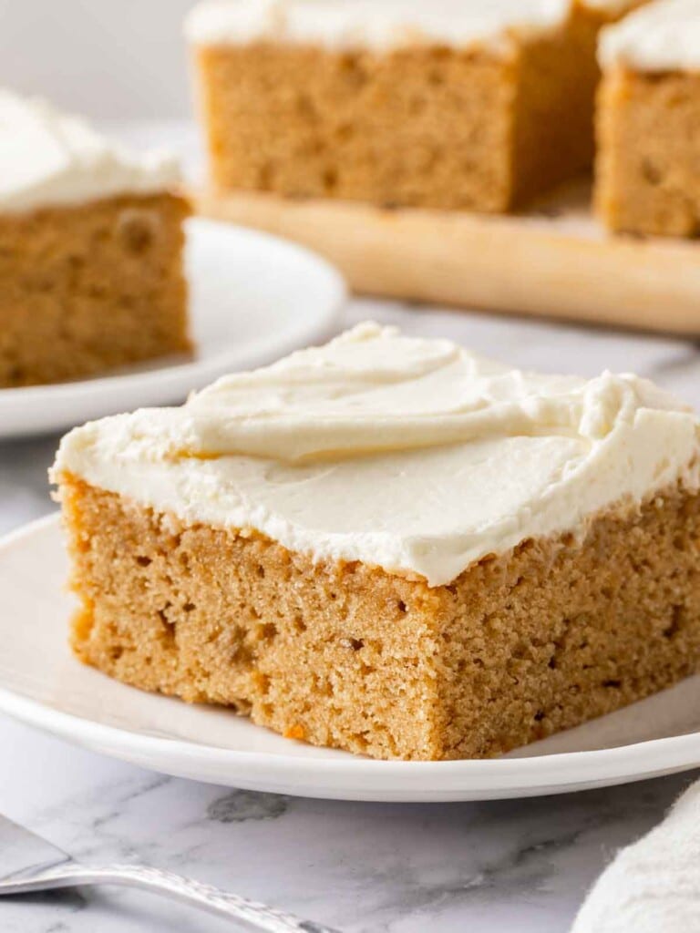 Banana Cake with Cream Cheese Frosting - Chef Lindsey Farr