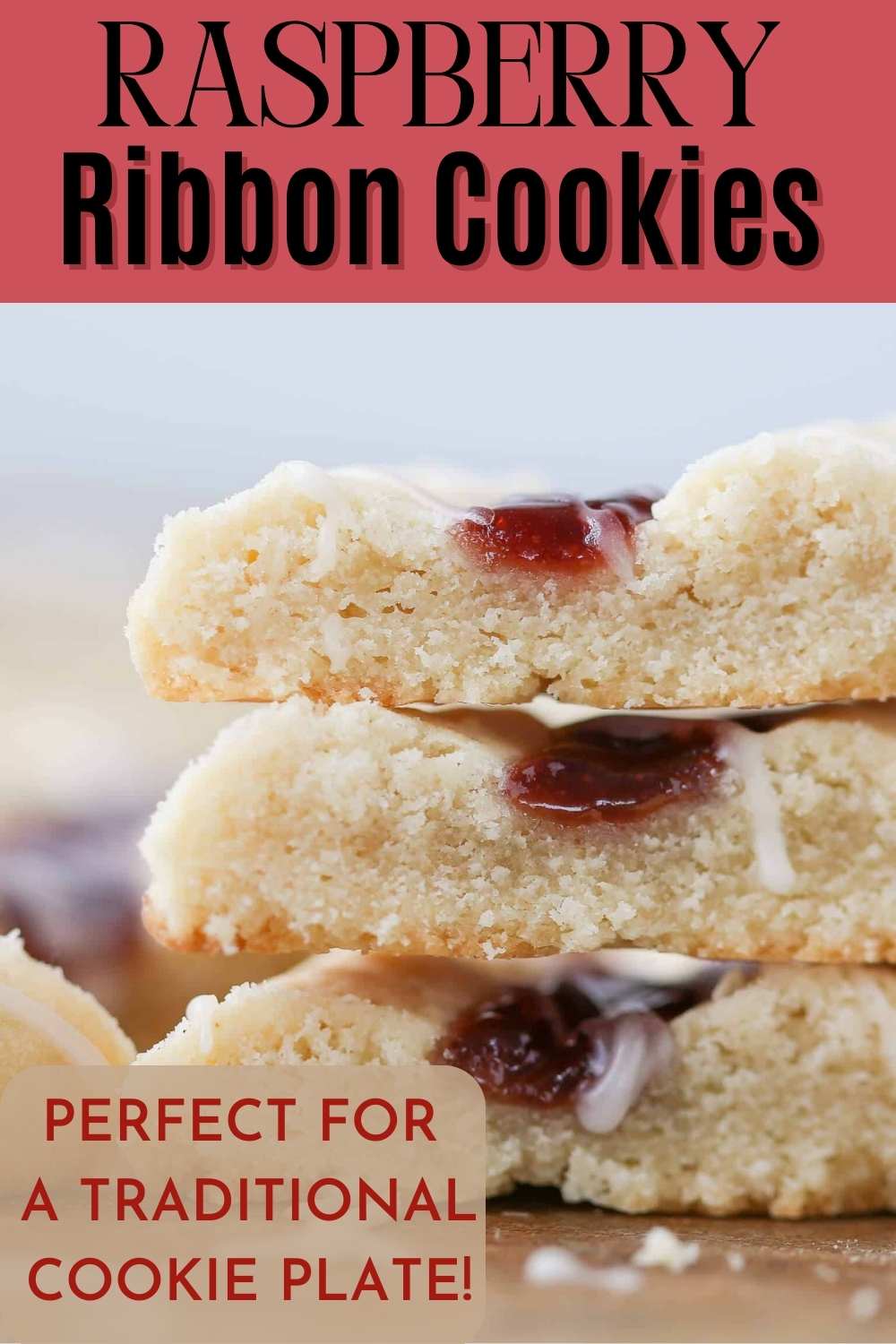 Raspberry Ribbon Cookies - Chef Lindsey Farr