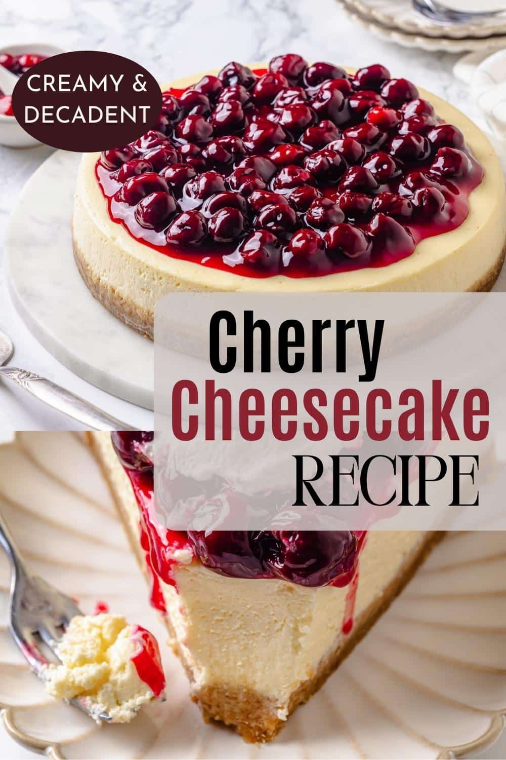 Cherry Cheesecake - Chef Lindsey Farr