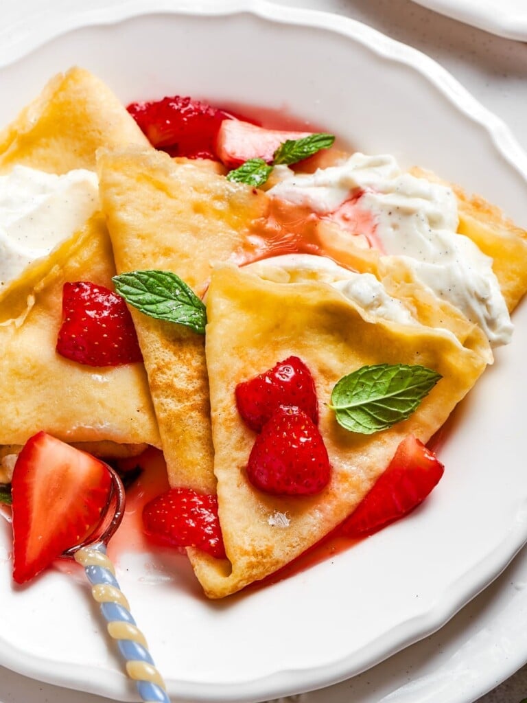 Sweet Crepe Recipe - Chef Lindsey Farr